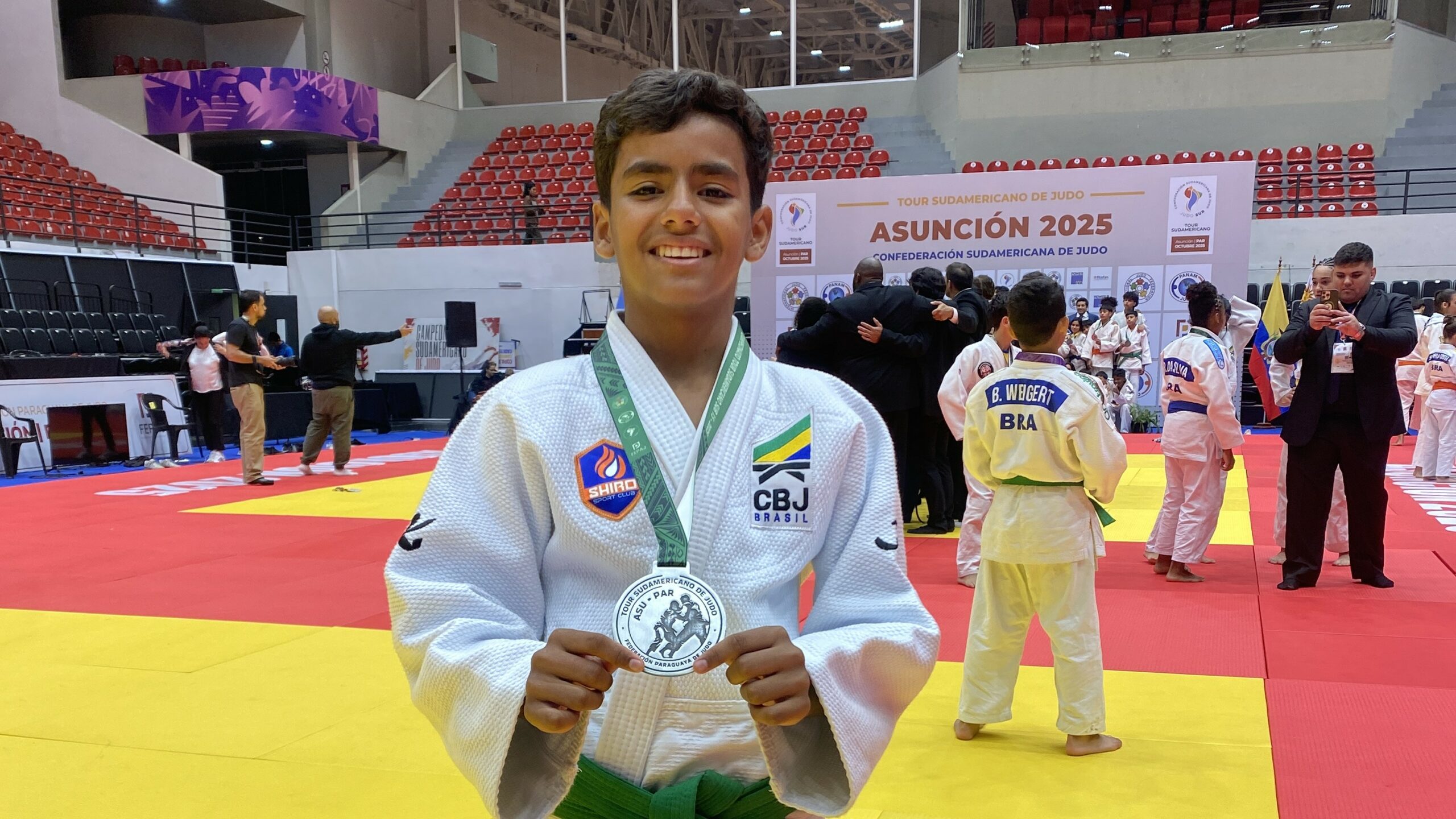 Atleta de Parelhas conquista medalha prata no Sul-Americano de Judô